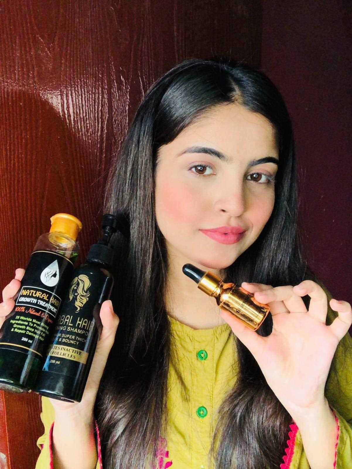 Herbal Hair Bundle | Oil | Shampoo | Serum